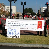 What the Liberal Media Missed: Rally for Troops Outnumbers SOA Watch ...