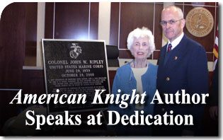 American Knight Author Speaks at Dedication - The American TFP