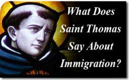 What Does Saint Thomas Say About Immigration? | TFP