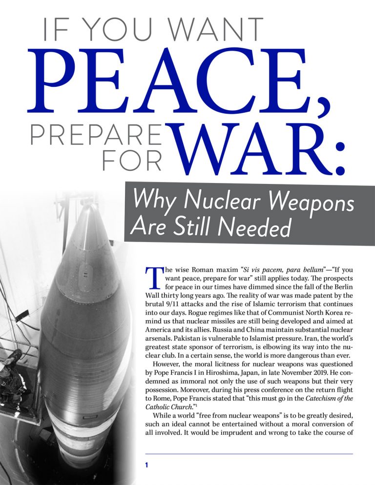 Why Nuclear Weapons Are Still Needed: It’s Time to Put an End to the ...