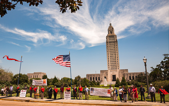 Nationwide Prayer Tour Sweeps Through Baton Rouge - The American TFP