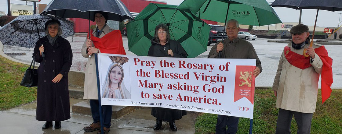 What Happened at Our Public Square Rosary Rally in the Pouring Rain ...